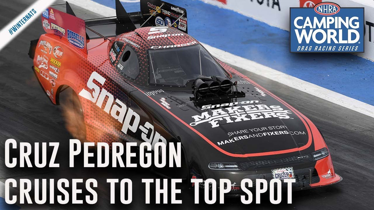Cruz Pedregon cruises to the top spot at In-N-Out Burger Pomona Dragst ...