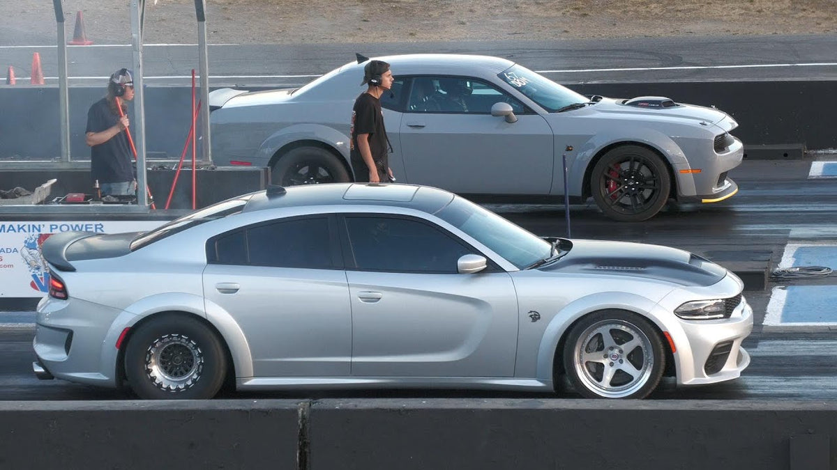 Dodge Charger Hellcat Redeye vs Dodge Challenger Scat Pack and Camaro ...
