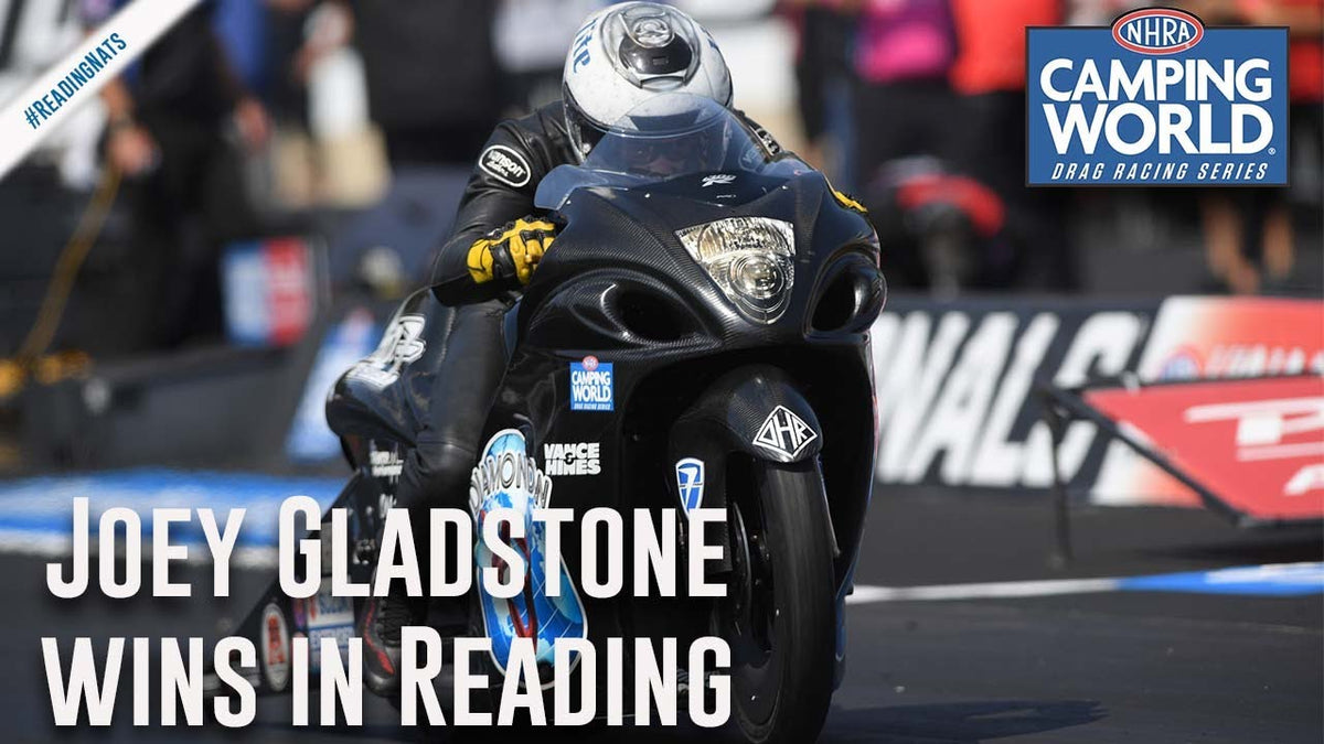 Joey Gladstone wins in Reading – Dragstrips.com