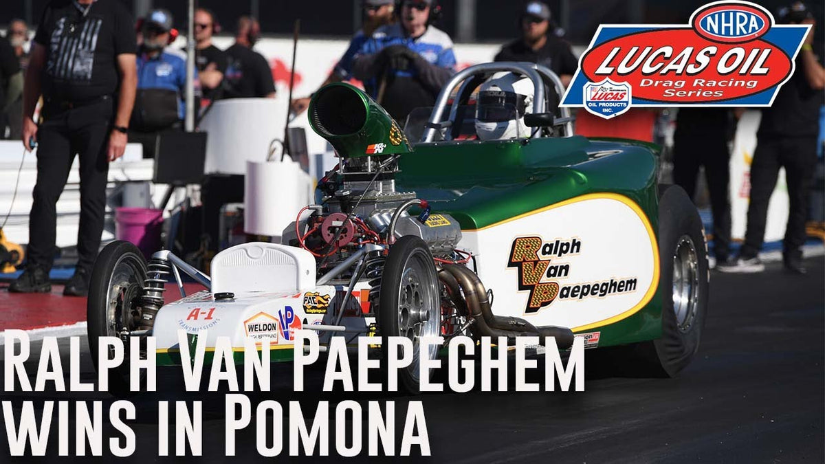 Ralph Van Paepeghem wins Comp Eliminator at the In-N-Out Burger NHRA F ...