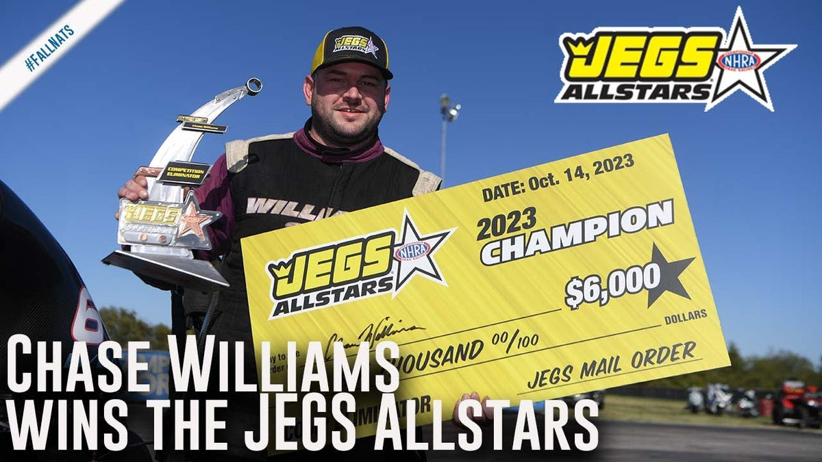 Chase Williams wins the JEGS Allstars in Comp Eliminator – Dragstrips.com